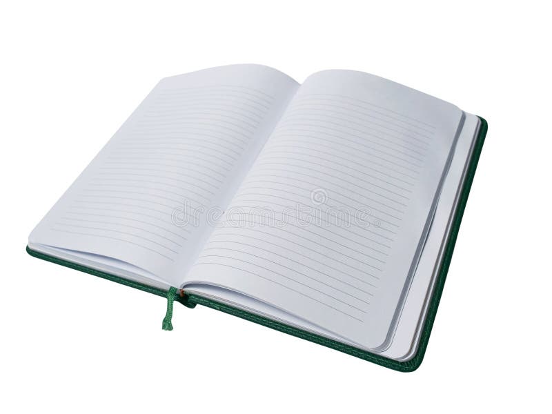 Blank Empty Copy Space White Open Book, Cut Out Stock Image - Image of ...