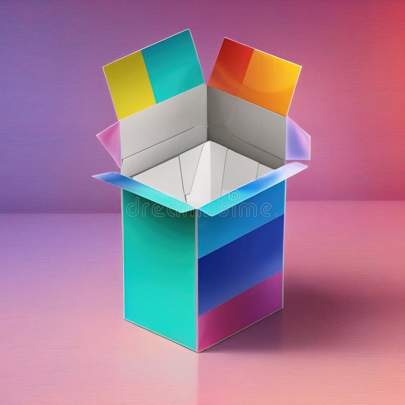 Blank Empty Generic Cardboard Box Container, Product Packaging Mockup ...