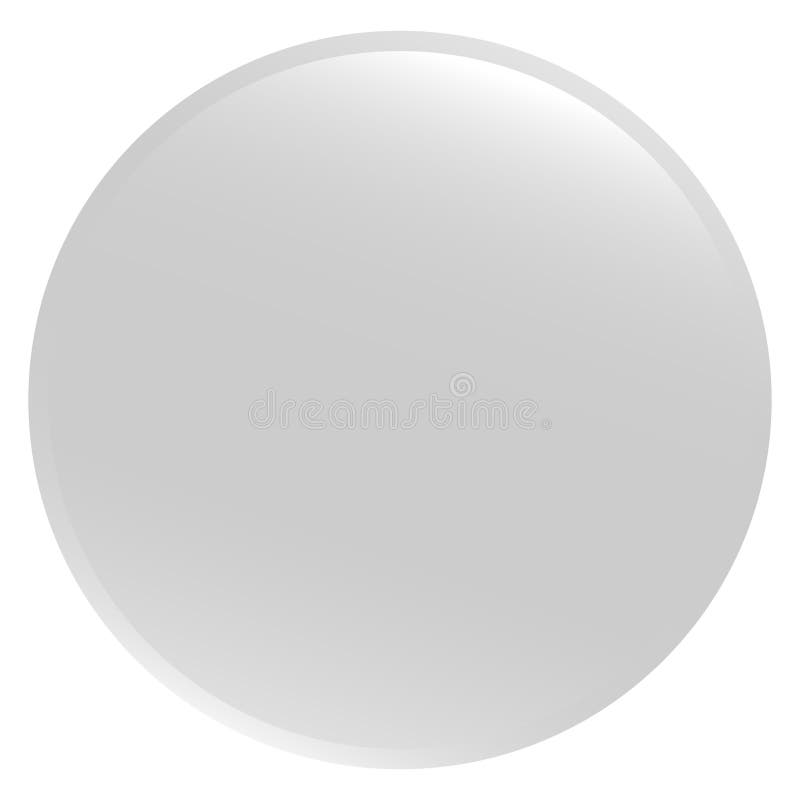 Blank, Empty Glossy, Shiny Circle Design Element. Circle with Copyspace ...