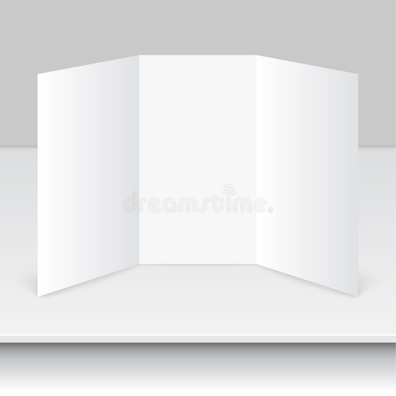 Blank Empty Magazine Template Stock Vector - Illustration of commercial ...
