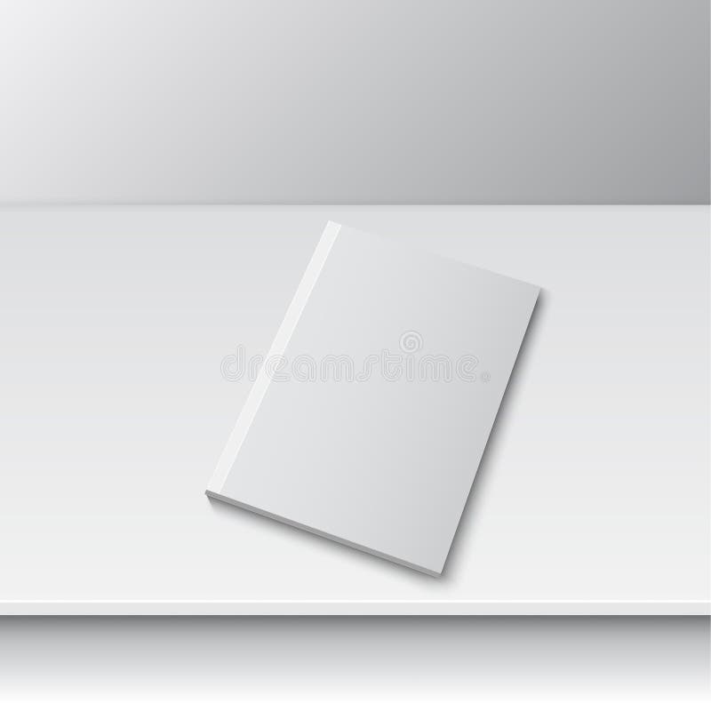 Blank Empty Magazine Template Stock Vector - Illustration of paper ...