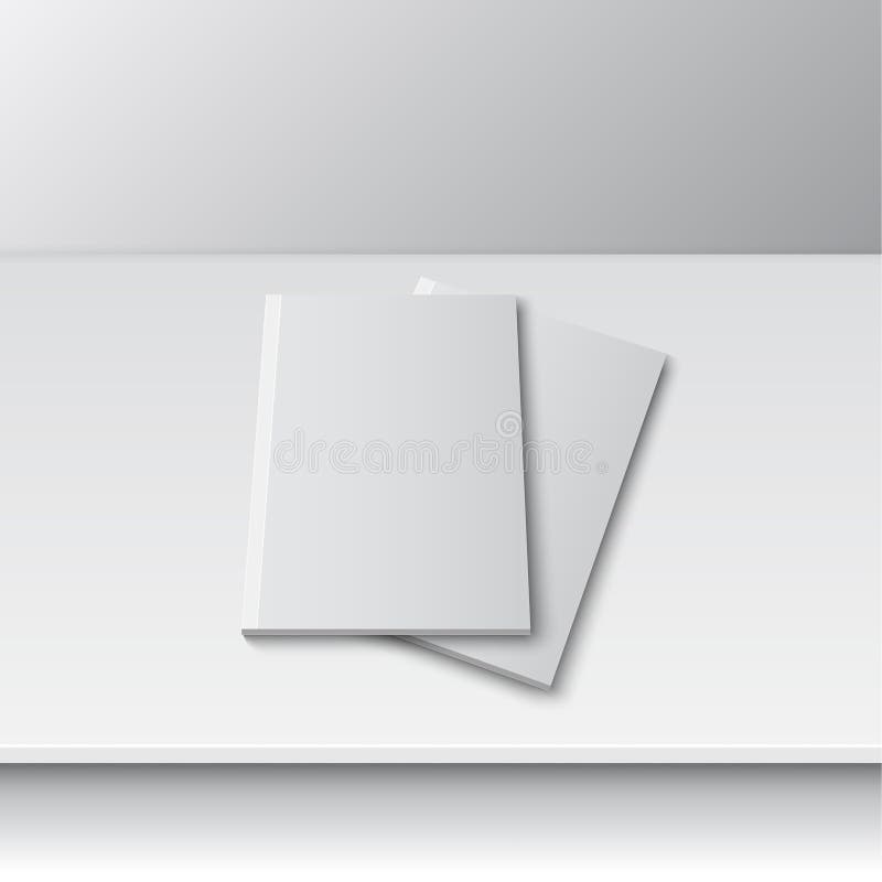 Blank Empty Magazine Template Stock Vector - Illustration of design ...