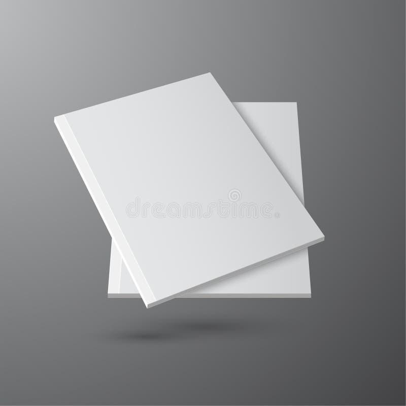 Blank Empty Magazine Template Stock Vector - Illustration of commerce ...