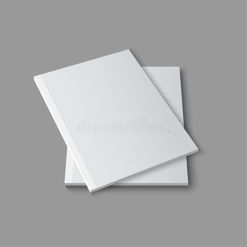 Blank Empty Magazine, Album or Book Stock Vector - Illustration of ...