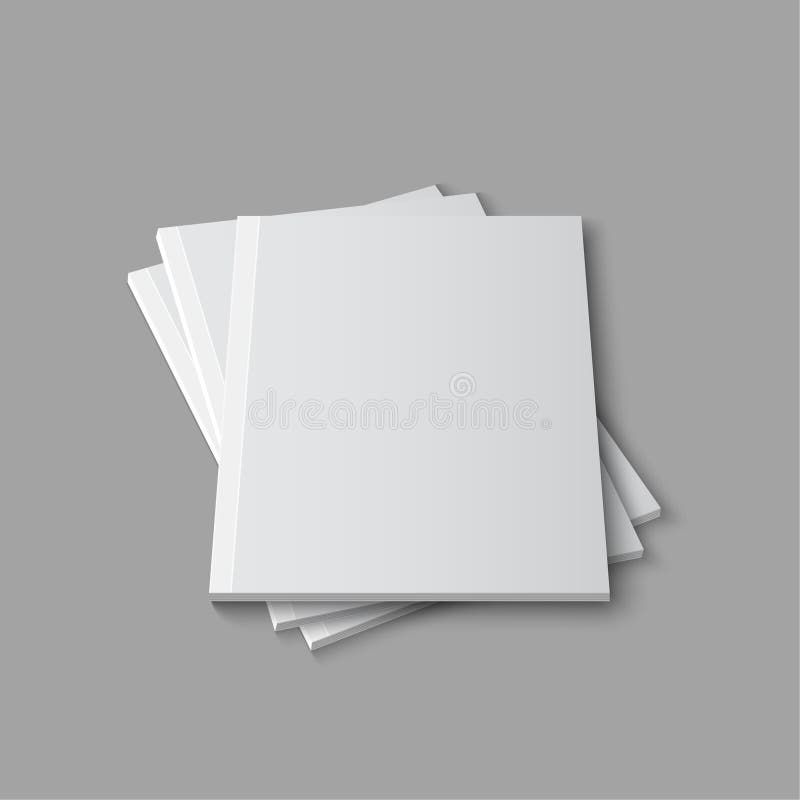 Blank Empty Magazine Template Stock Vector - Illustration of identity ...