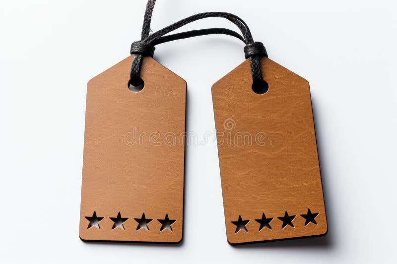 Blank Empty Mockup of Tag Labelfor Branding Generative Ai Stock ...