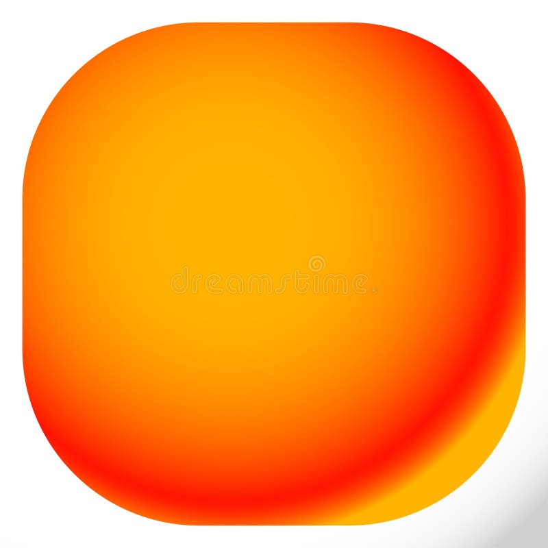 Blank, Empty Rounded Square Button, Badge, and Pin Shape Design Element ...