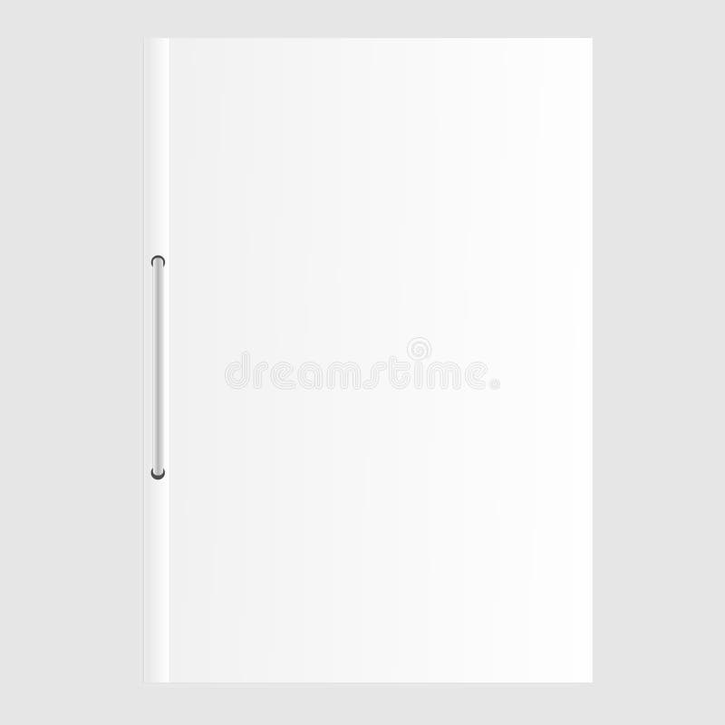 Blank Empty Template Catalog Folder on a Gray Background. Stock Vector ...