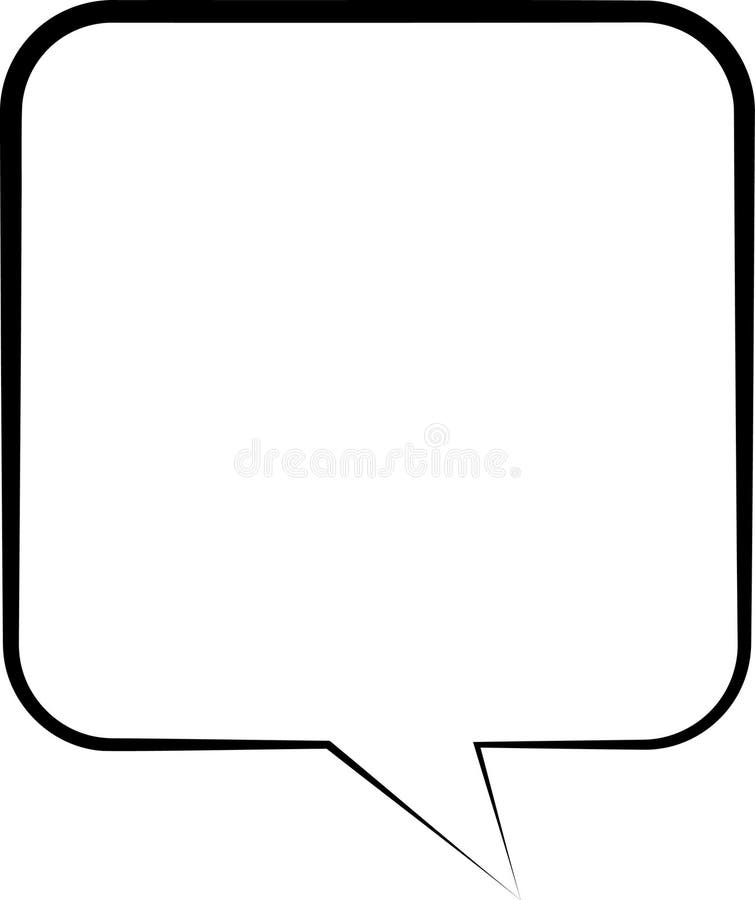 Blank Empty White Speech Bubbles. Blank Speech Circle Bubble Chat ...