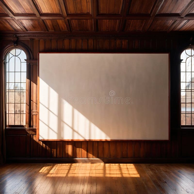 Blank, Empty, Whiteboard for Customizable Written Message, in Retro ...