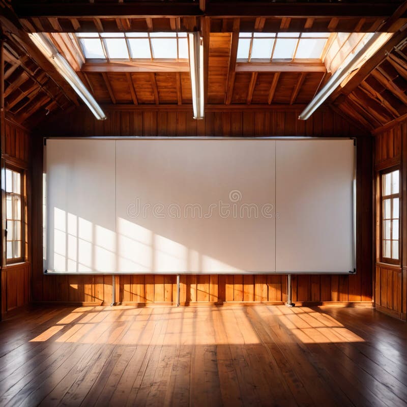 Blank, Empty, Whiteboard for Customizable Written Message, in Retro ...