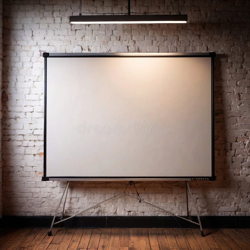 Blank, Empty, Whiteboard for Customizable Written Message, in Retro ...