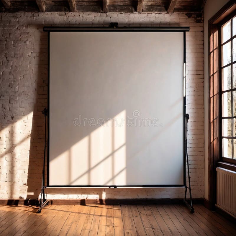 Blank, Empty, Whiteboard for Customizable Written Message, in Retro ...