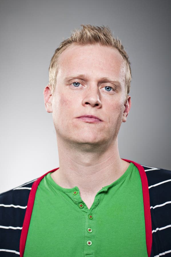 Blank Expression Portrait stock photo. Image of attitude - 31677936