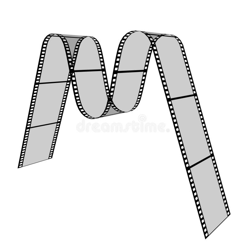 Blank film strip - vector stock vector. Illustration of closeup - 6572678