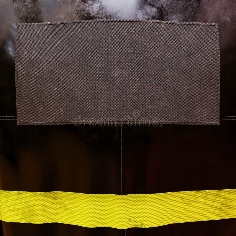 Blank Firefighter Jacket stock illustration. Illustration of blank ...