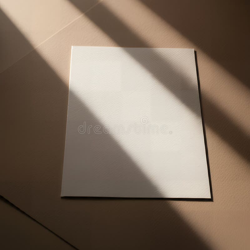 Blank Flyer Mockup To Add Your Design Stock Illustration - Illustration ...