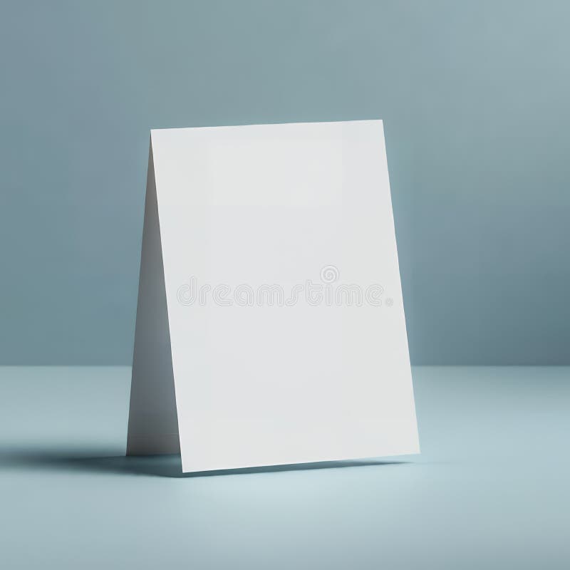 Blank Flyer Mockup To Add Your Design Stock Illustration - Illustration ...
