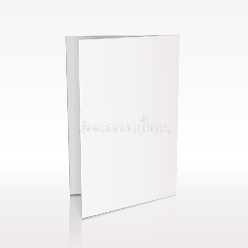 Blank folder template stock vector. Illustration of carton - 65414748