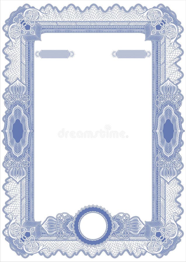 Certificate Frame Blue Stock Illustrations – 14,409 Certificate Frame ...