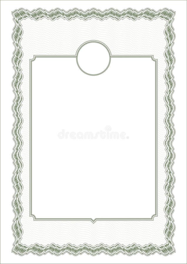 Vertical Frame with One Seal for a Certificate, Diploma or Securities ...