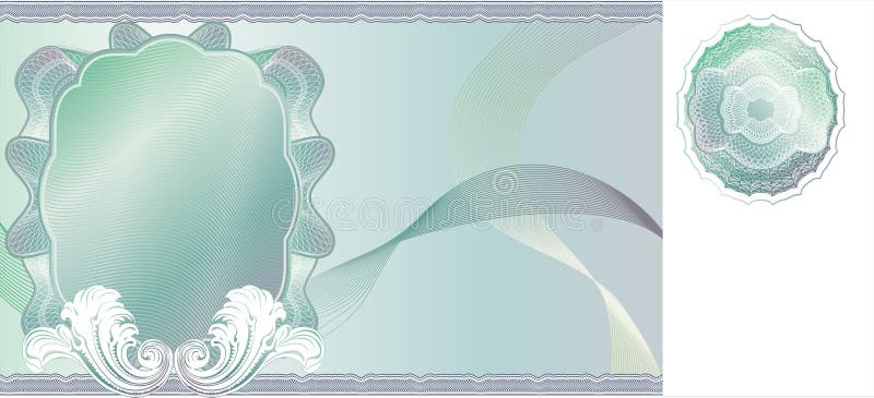 Blank banknote layout stock vector. Illustration of banking - 79072675