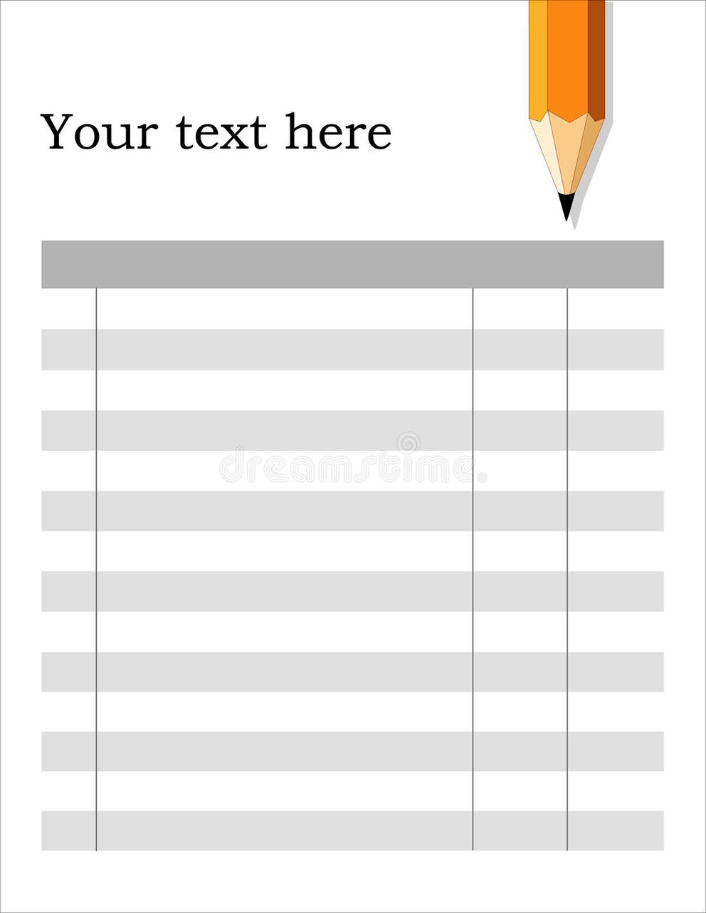 Blank Form White Background Stock Illustrations – 29,903 Blank Form ...