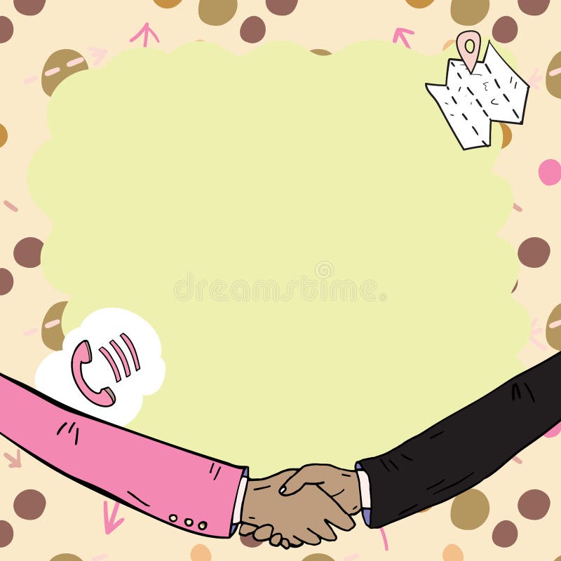 Blank Frame Decorated with Communication Harmony Symbols. Empty Poster ...