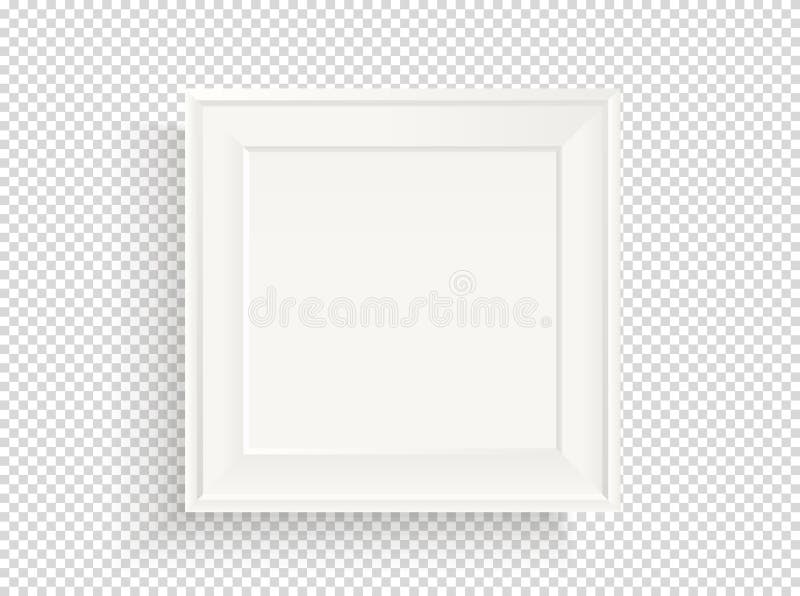 Blank Frame Vector Mockup. Vector Object Isolated on Transparent ...