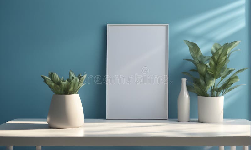 Blank Frame, Versatile Product Mockup or Text Template Stock ...