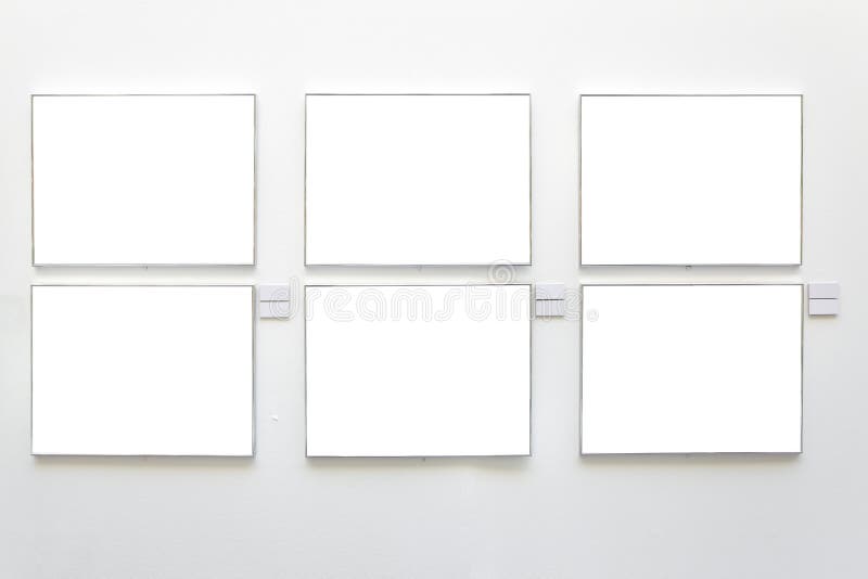 Blank frames stock photo. Image of creations, exhibition - 9202368