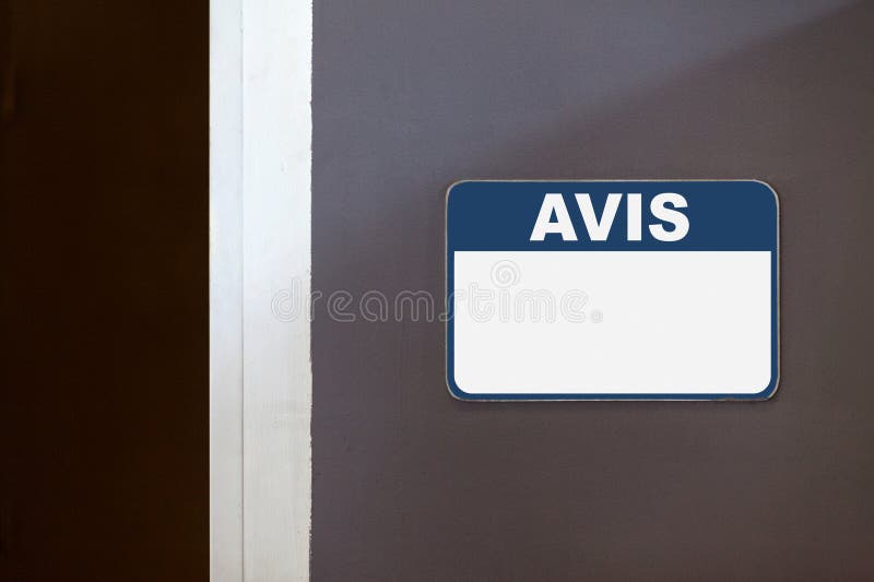 Blank French notice sign stock photo. Image of warning - 321963100