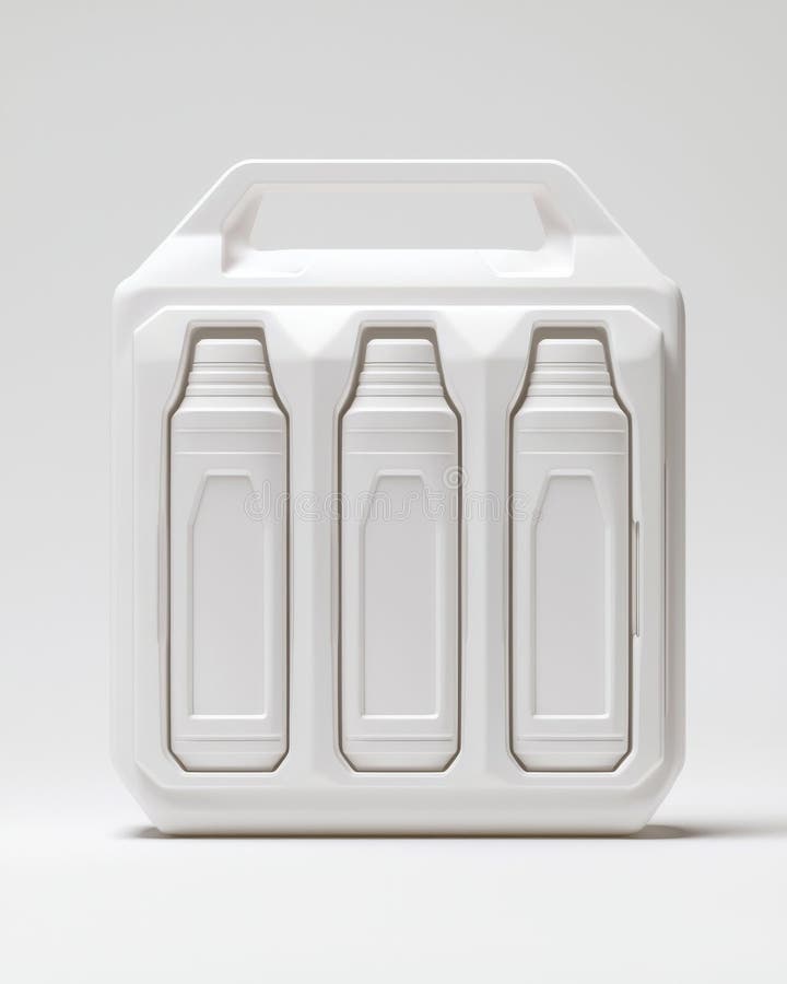 Blank Fuel Additive Bottle for Branding and Mock Up, 3D Render. Stock ...