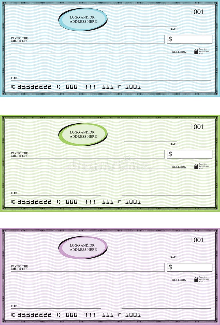 Generic Cheque Stock Illustrations – 215 Generic Cheque Stock ...