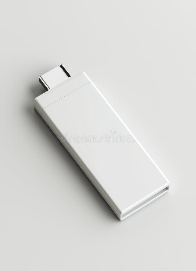 A Blank Generic Plain Key Chain Card Type USB Pen Drive Illustration ...