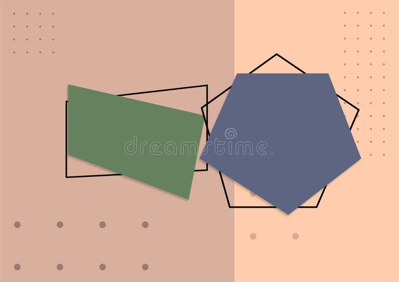 Blank Geometric Shapes with Copy Space for Business Advertisement Over ...