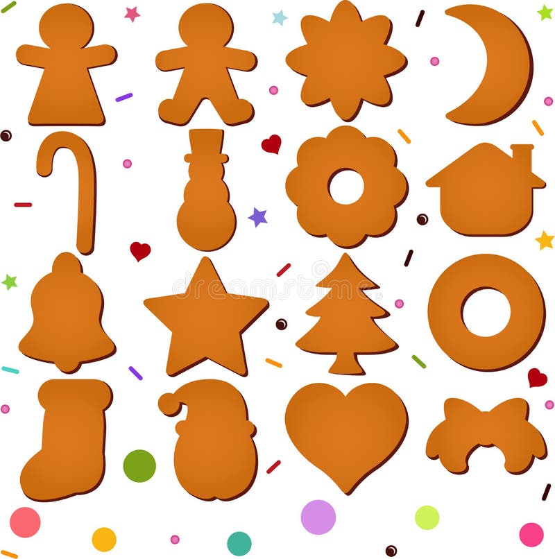 Blank Gingerbread stock vector. Illustration of cartoon - 27088345
