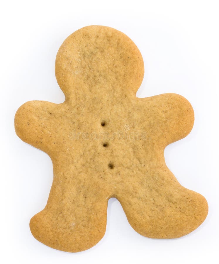 Undecorated Gingerbread Man Stock Image - Image of clean, full: 6399989