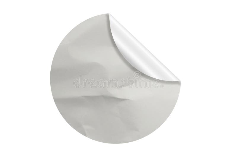 Blank Glued Paper Sticker Tag Label Texture Stock Illustration ...