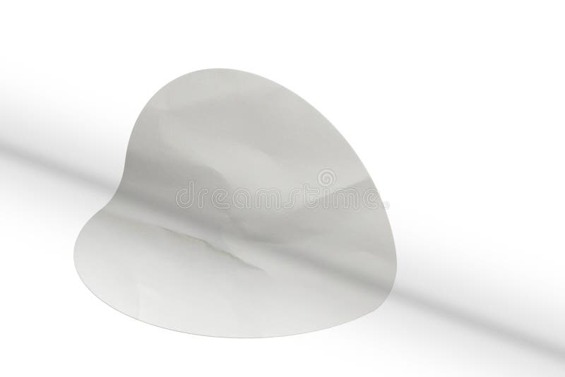 Blank Glued Paper Sticker Tag Label Texture Stock Illustration ...