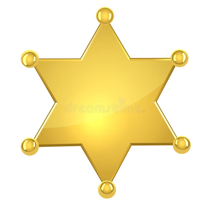 Blank Police Star