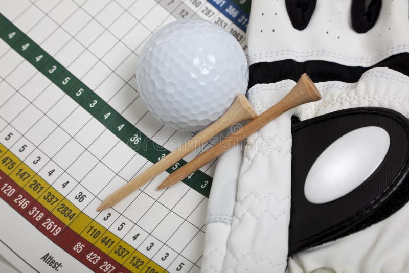 Bad golf day stock photo. Image of ball, count, pencil - 1710902