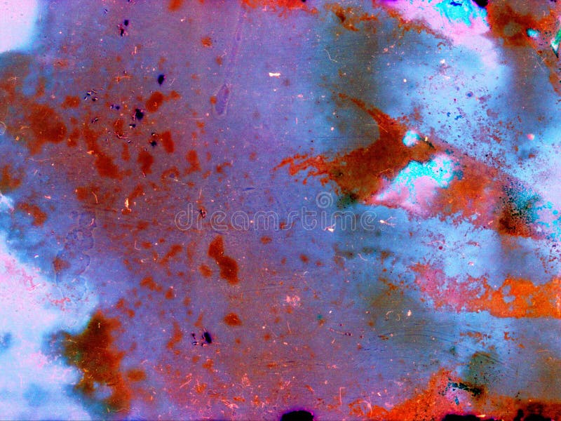 Blank Grained and Scratched Film Strip Texture Background. Old Film ...