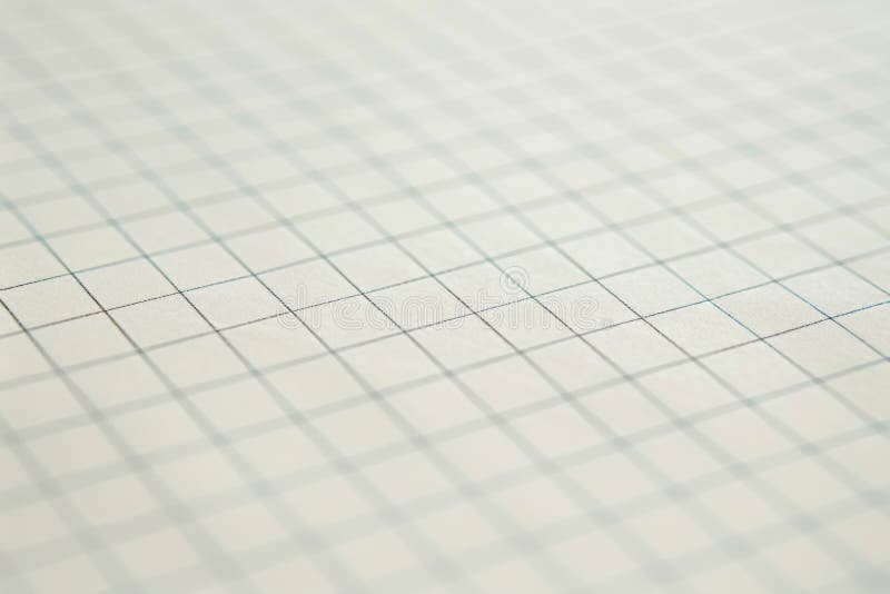 Blank Graph Paper Background with a Grid of Fine Lines on a White ...