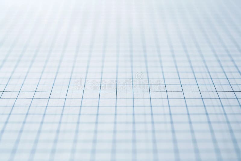 Blank Graph Paper Background with a Grid of Fine Lines on a White ...