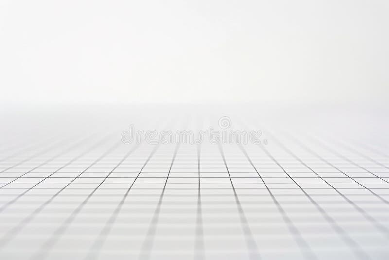 Blank Graph Paper Background with a Grid of Fine Lines on a White ...