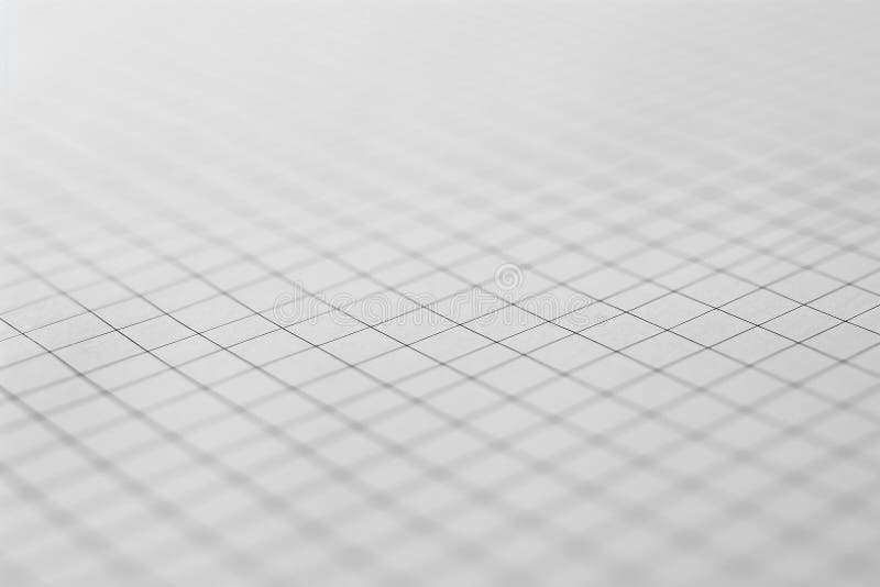 Blank Graph Paper Background with a Grid of Fine Lines on a White ...