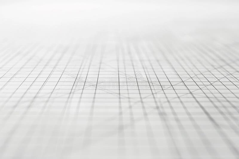 Blank Graph Paper Background with a Grid of Fine Lines on a White ...