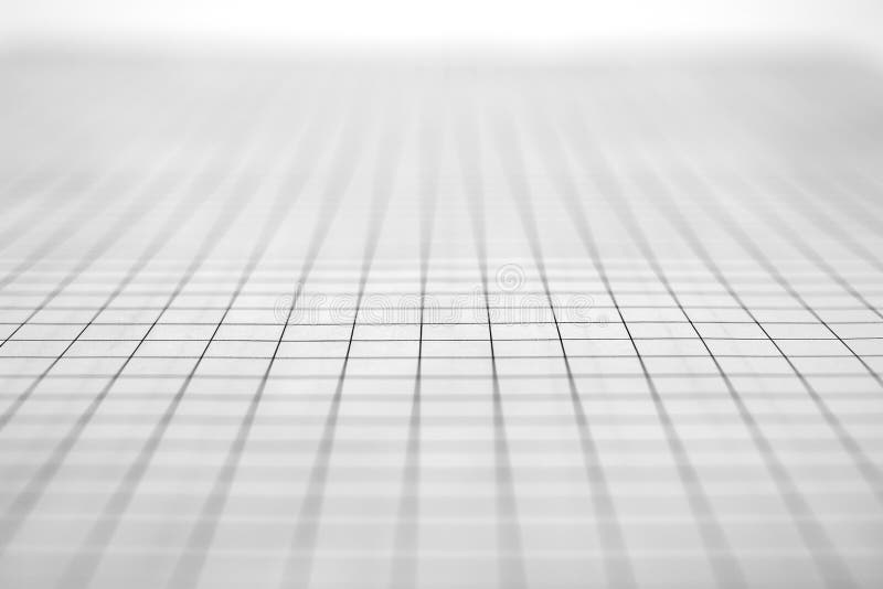 Blank Graph Paper Background with a Grid of Fine Lines on a White ...