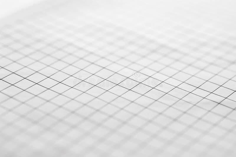 Blank Graph Paper Background with a Grid of Fine Lines on a White ...